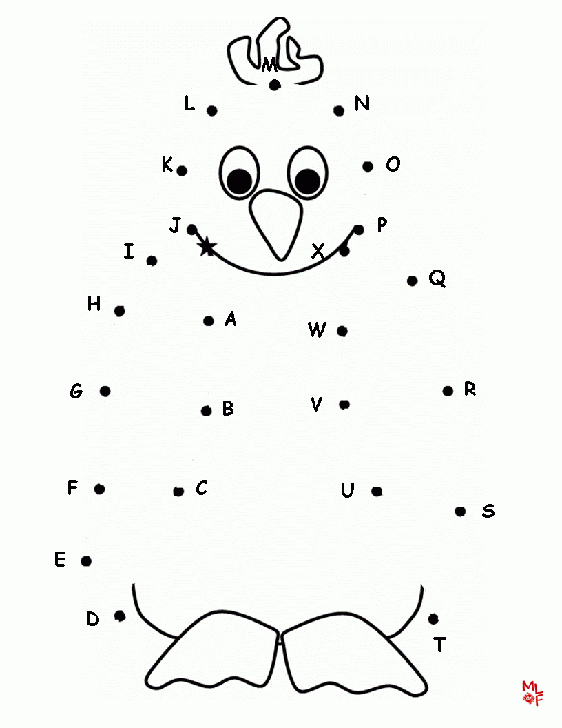 ABC Connect The Dots Free Printables Connect The Dots Printable